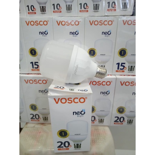 Jual lampu LED nyala putih 20 watt super terang LED kapsul vosco neo terlaris lampu LED murah ...
