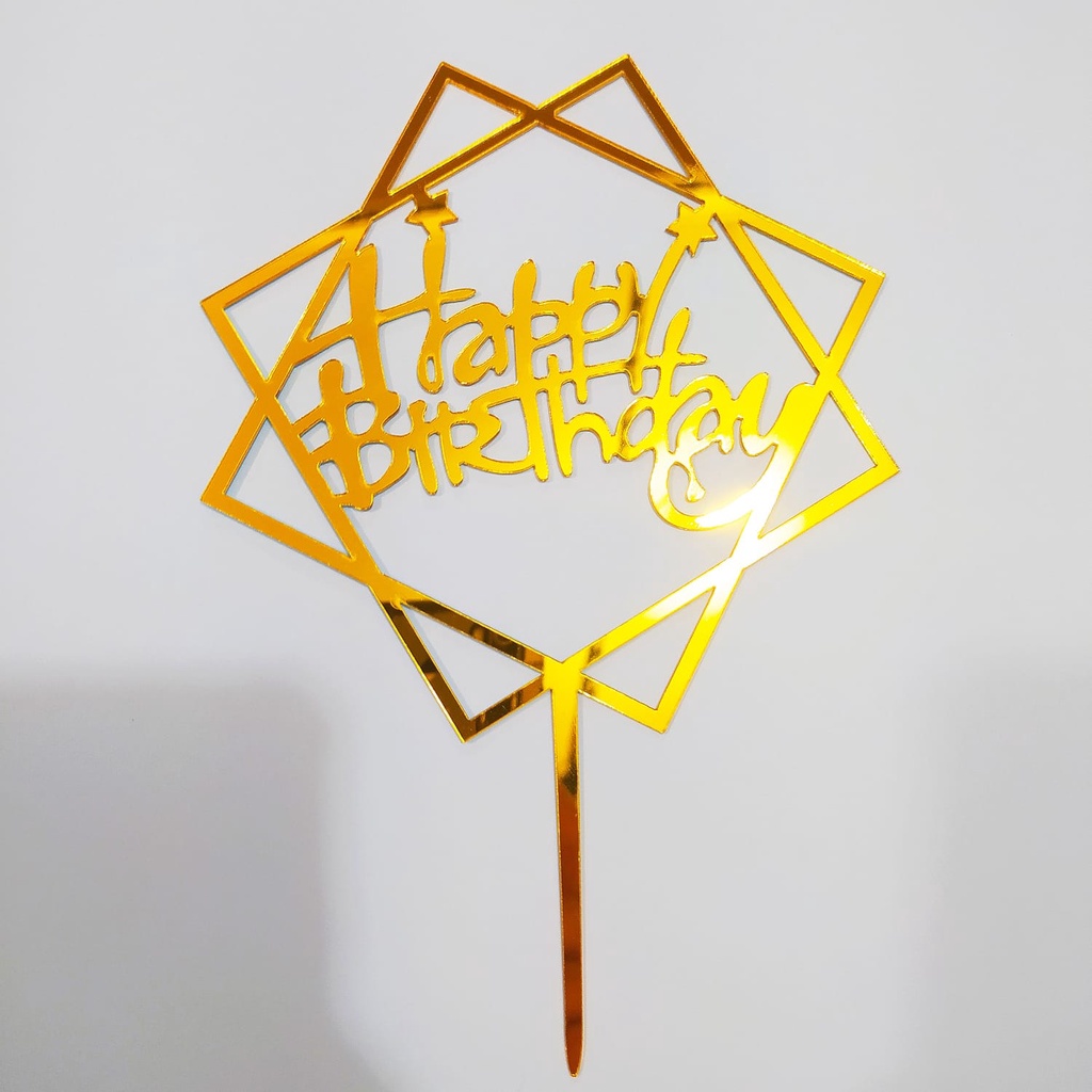 Jual Topper Kue / Buket Bunga Happy Birthday & Happy Anniversary Bahan ...