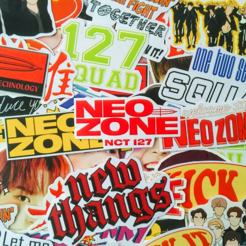 Jual Neo Zone NCT 127 Waterproof Sticker Pack include 30+ pcs Korean ...