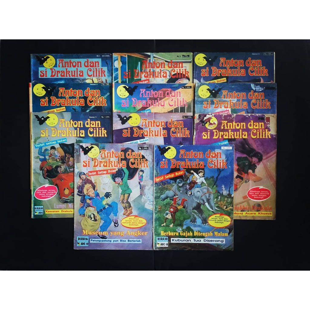 Jual Komik Cergam Majalah Anton dan Si Drakula Cilik 1-18 (-5,7,12,14 ...