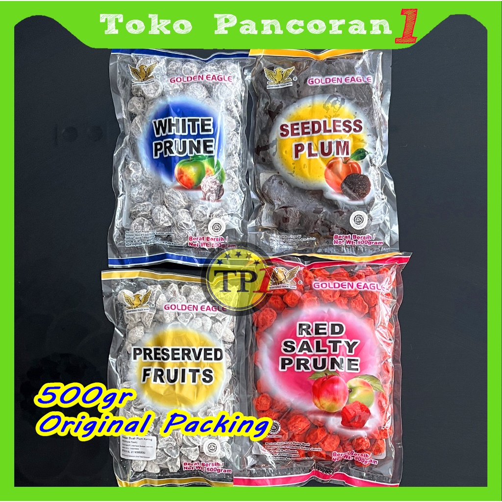 Jual Golden Eagle Manisan buah kiamboi kiamboy plum merah putih 500g ...