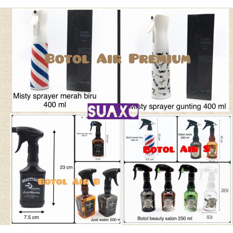 Jual Botol Air Spray Salon Barbershop / Semprotan Air Pangkas Rambut ...