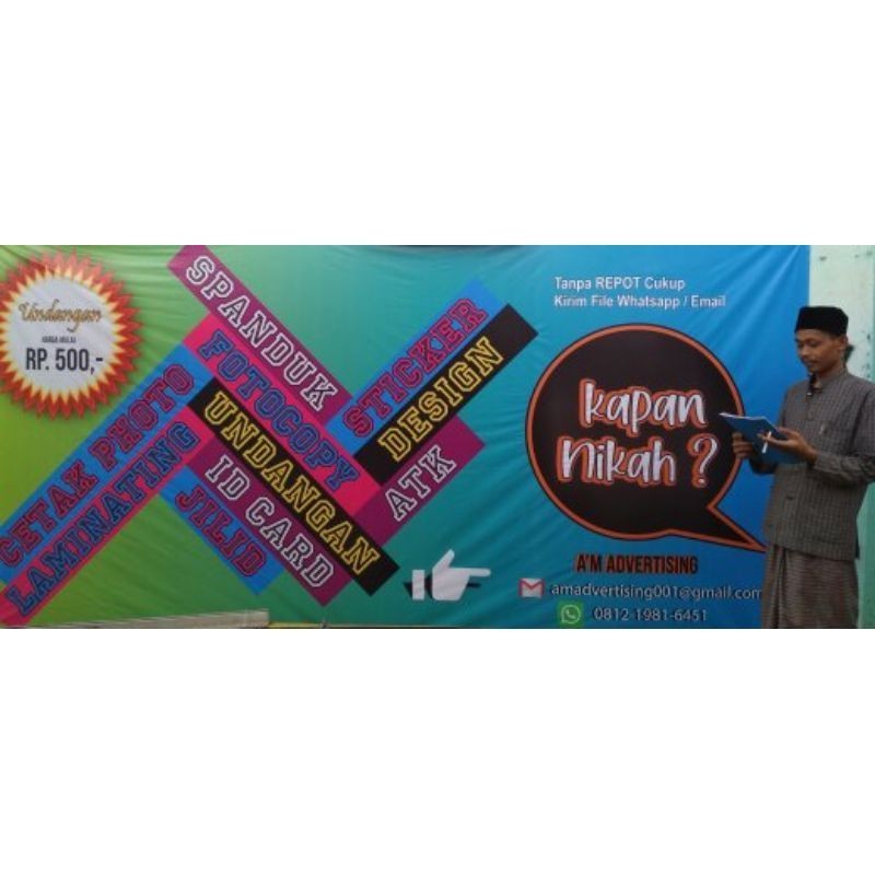 Jual Desain | Spanduk | Banner | Baliho | Shopee Indonesia
