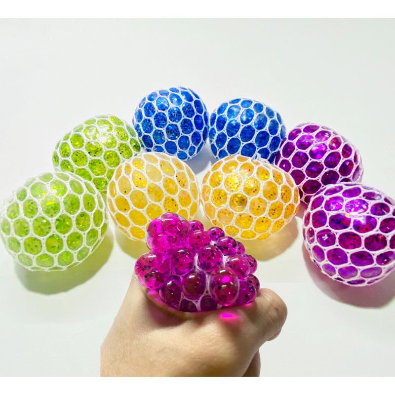 Jual MAINAN SQUISHY STRESS BALL/ SQUISHY ANGGUR/ SQUISHY MESS BALL ANTI ...