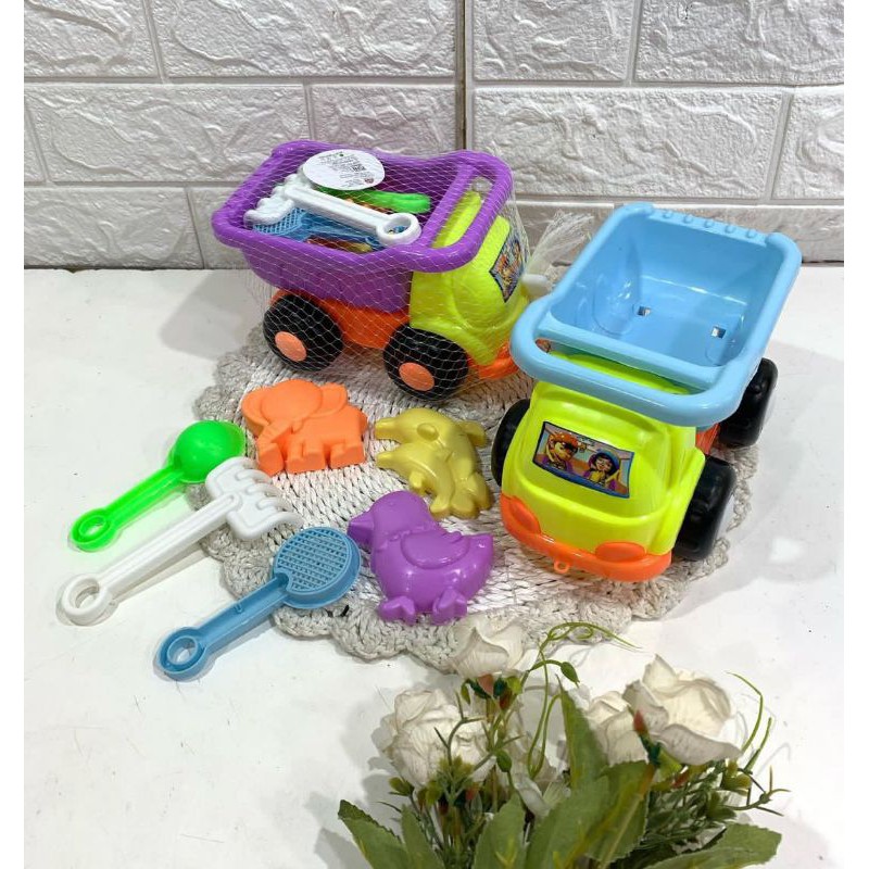 Jual Mobil Truck pasir pantai set | Shopee Indonesia