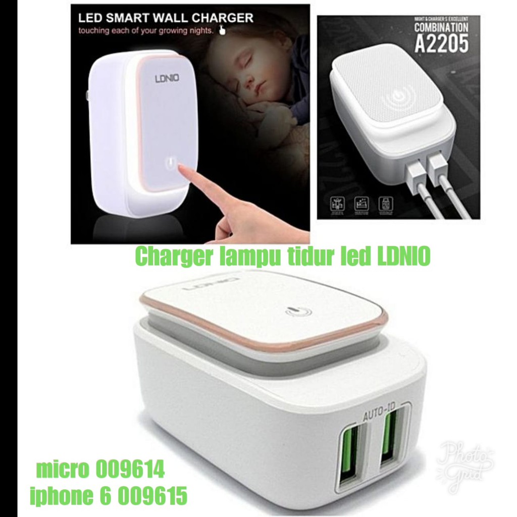 Jual TRAVEL CHARGER LDNIO MICRO A2205 LED LIGHT ( 009614 ) | Shopee Indonesia