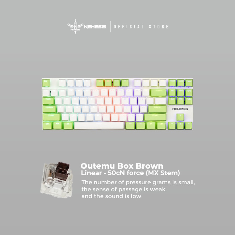 Jual NYK Nemesis MKN01 Ezalor / MKN-01 Wired Mechanical Gaming Keyboard ...