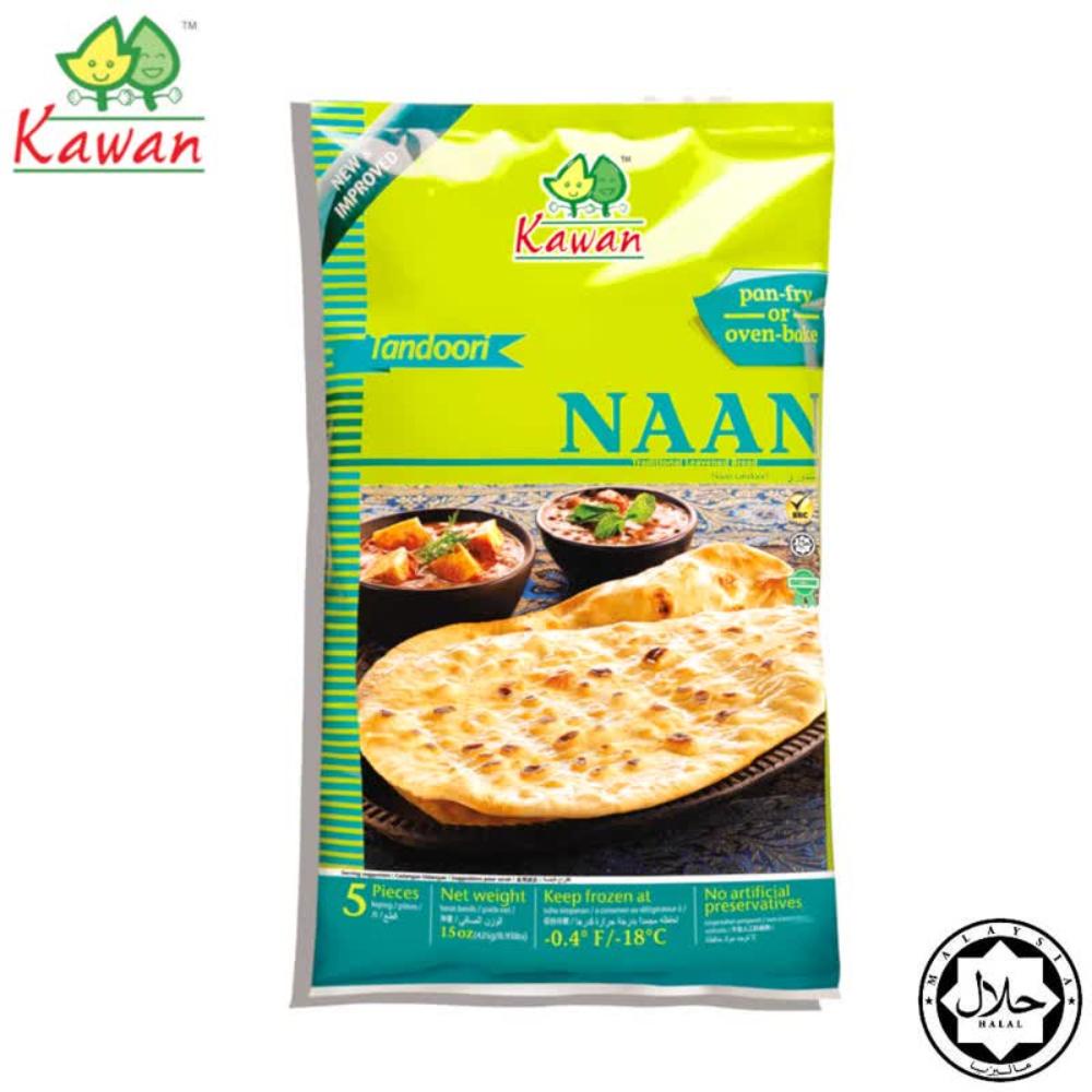 Jual Tandoori Naan Kawan Food / Roti Nan India / Indian Bread 5 pcs 425 ...
