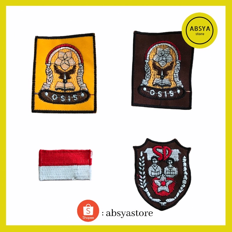 Jual Bet / emblem / simbol merah putih full bordir / badge / bet jawa ...