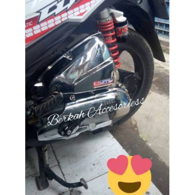 Jual Cover Cvt Beat esp beat pop esp dan scoopy esp chroom | Shopee ...