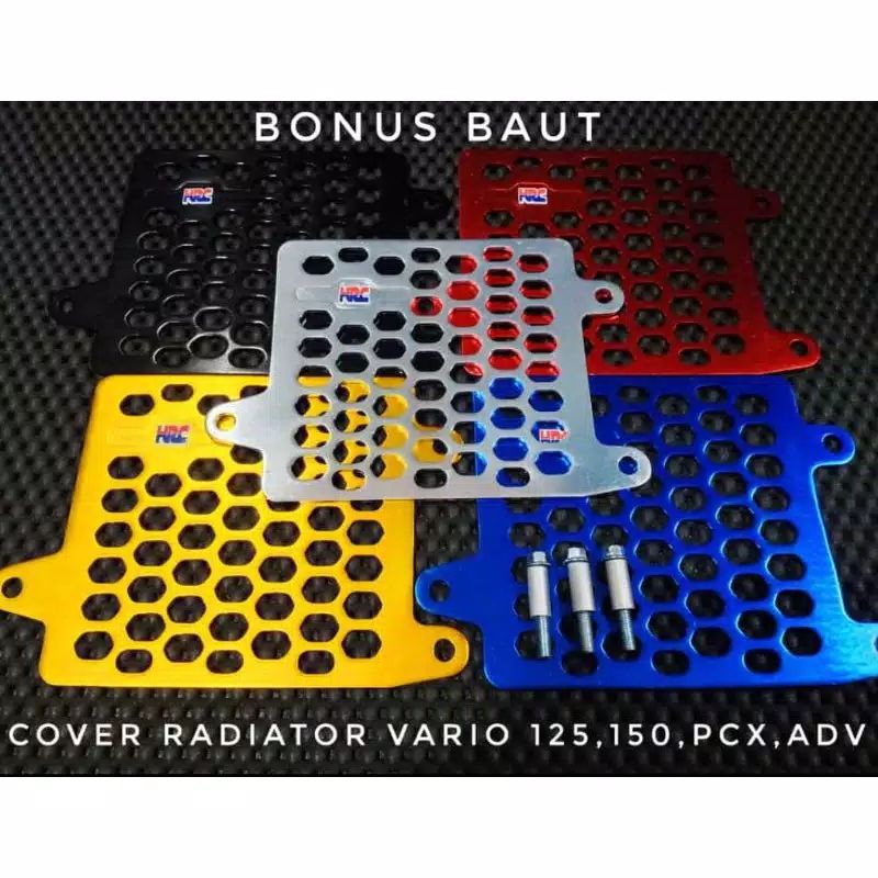 Jual cover tutup radiator variasi HRC Vario 125/150 / cover radiator ...