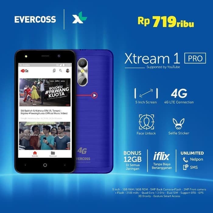 Jual Evercoss Xtream 1 Pro GARANSI RESMI EVERCOSS | Shopee Indonesia