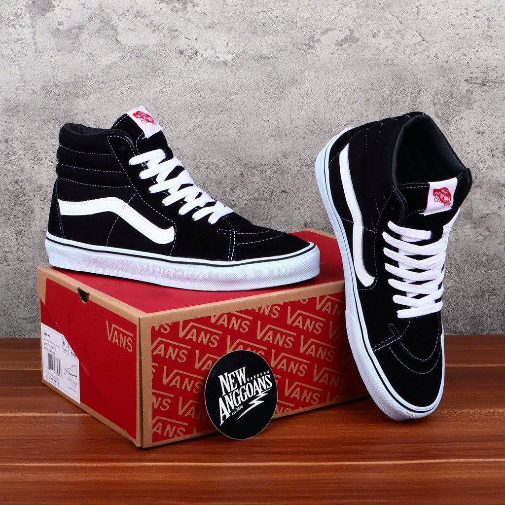 Jual (Bonus Paperbag+Tali+Kaos Kaki) Sepatu Vans SK8 Hi High Classic ...