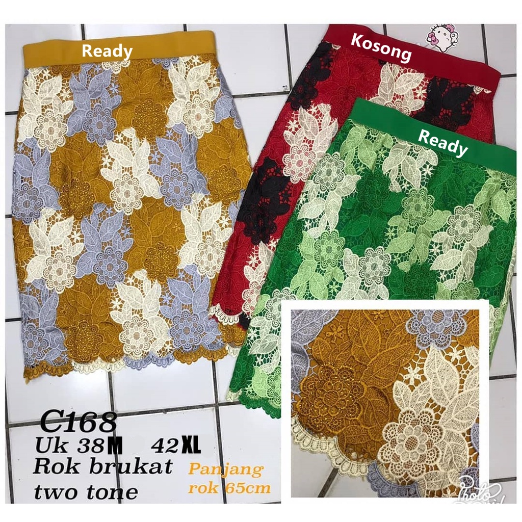 Jual Meta Rok Brukat Brokat Panjang 65cm | Shopee Indonesia