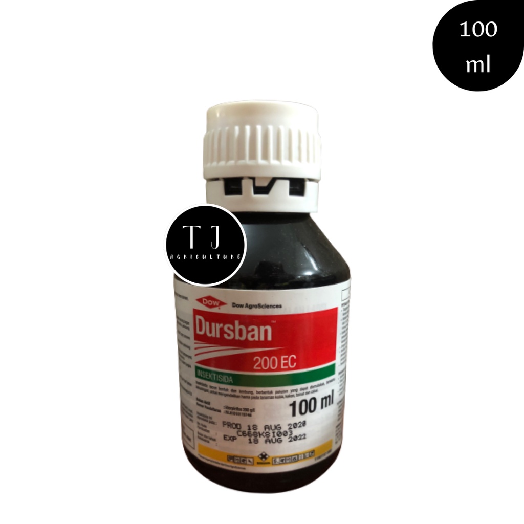 Jual Dursban 200 EC 100 ML | Insektisida Serangga Kemasan 100 ML ...