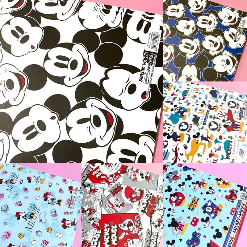 Jual [Min. 5pcs] Kertas Kado Sansan Wawa Motif Anak Kartun Mickey ...