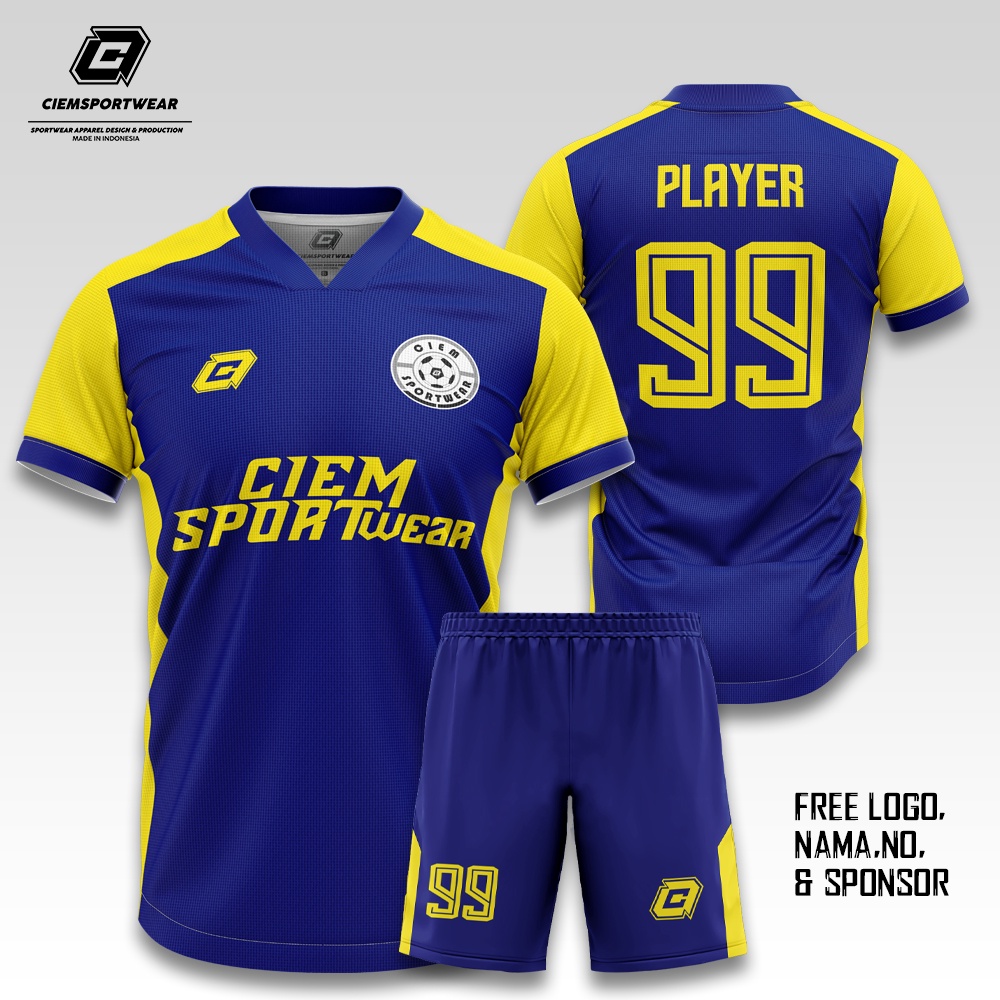 Jual JERSEY FUTSAL CUSTOM SABLON POLYPLEX BAHAN DRYFIT MILANO PREMIUM (bisa satuan) | Shopee ...