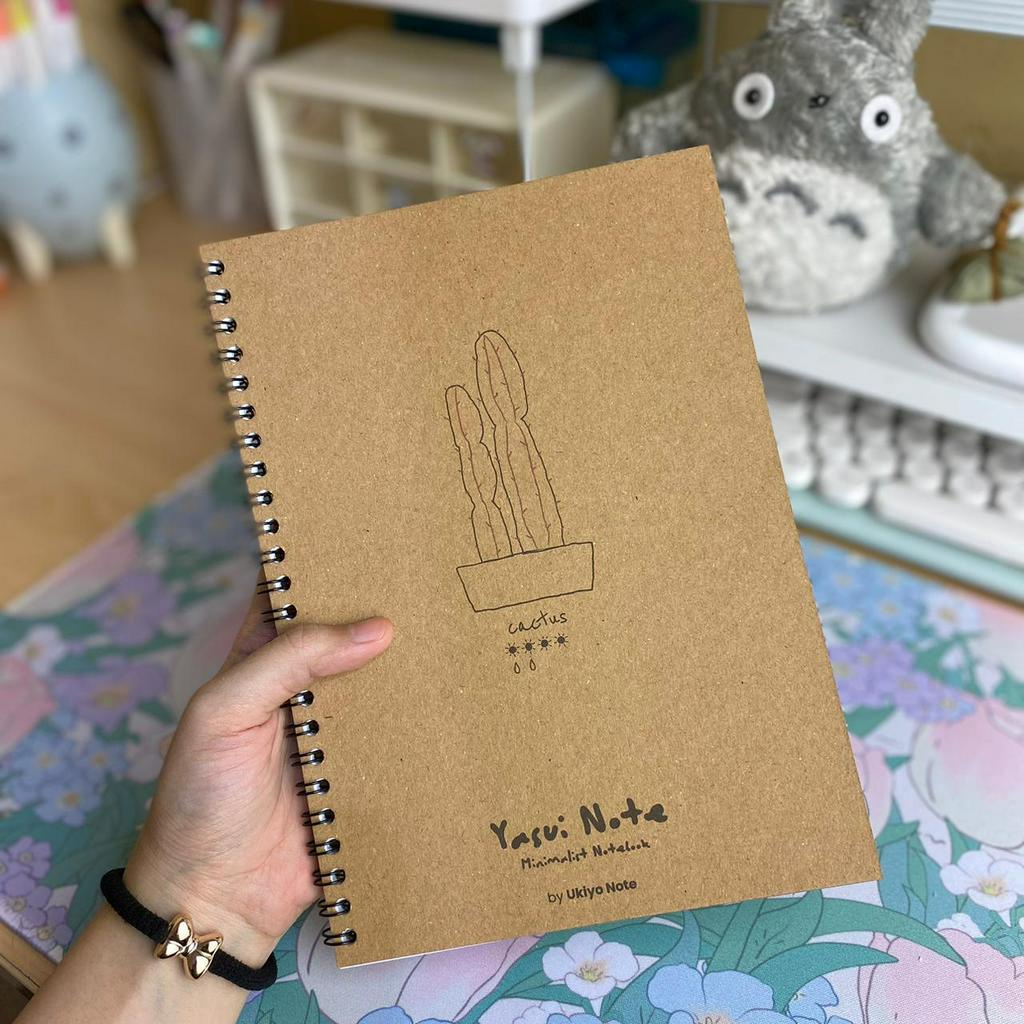 Jual Note book A5 Vintage Aesthetic Yasui by Ukiyo / Notebook Kraft ...