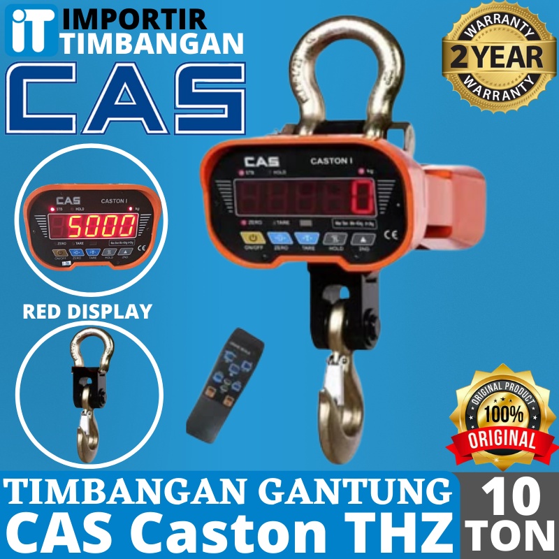 Jual Timbangan Digital Gantung Crane scale Cas caston thz 10 ton / Timbangan gantung digital 10 ...