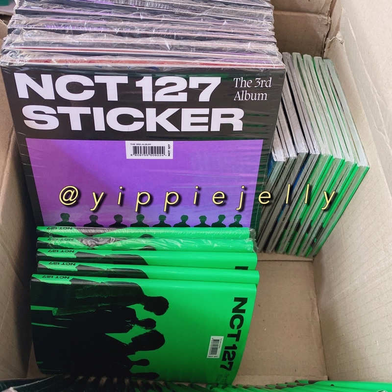 Jual NCT127 Sticker Album + Poster (Seoul City - Sticky - Sticker ...