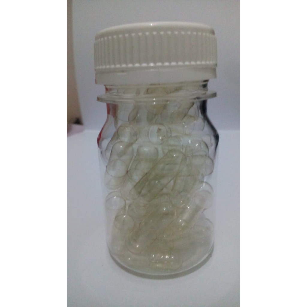 Jual Cangkang Kapsul Kosong Ukuran "0" Bening HALAL/ kapsul kosong ukuran 0 transparan | Shopee ...