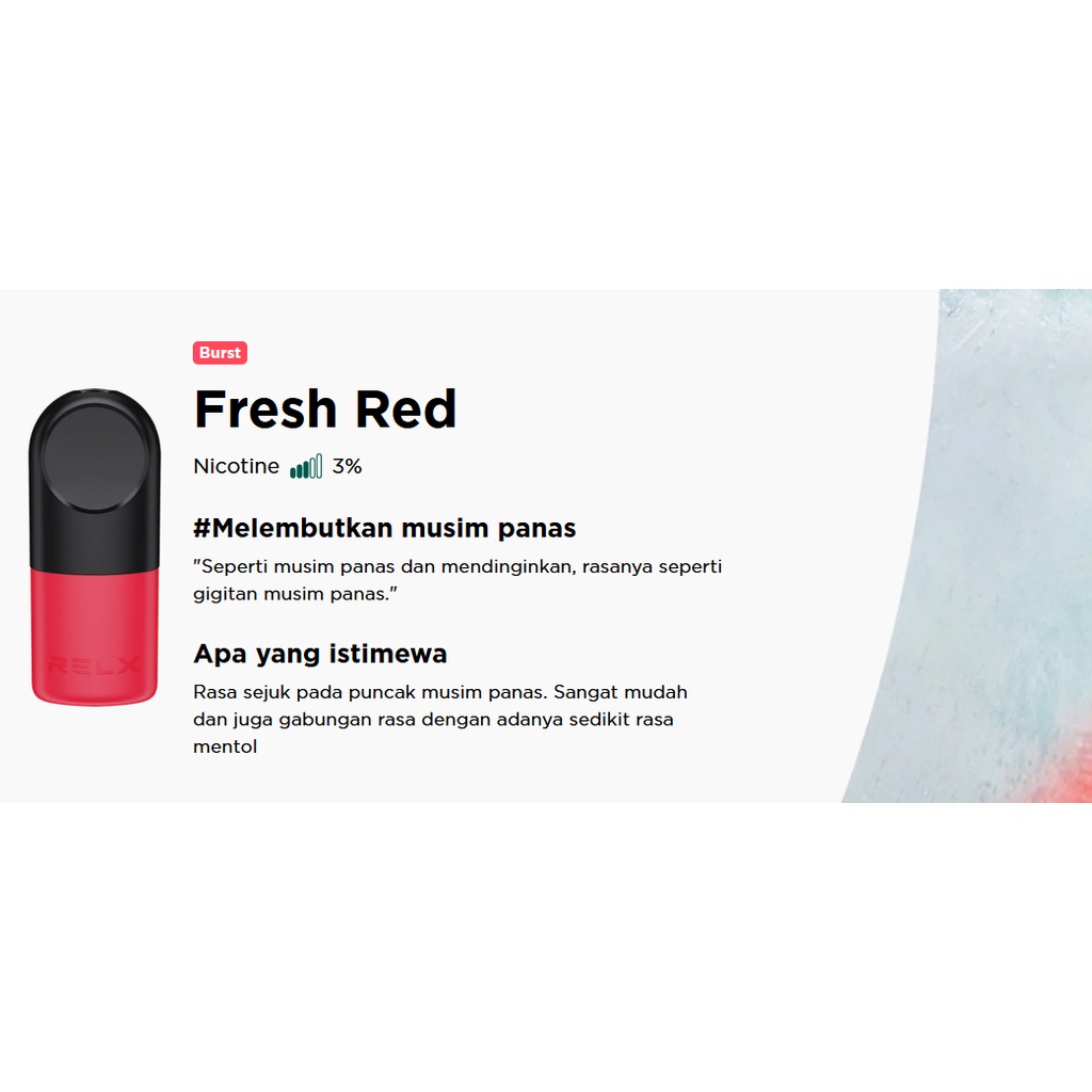 Jual RELX PODS PRO POD CARTRIDGE REFILL LIQUID RELX BERBAGAI RASA ...