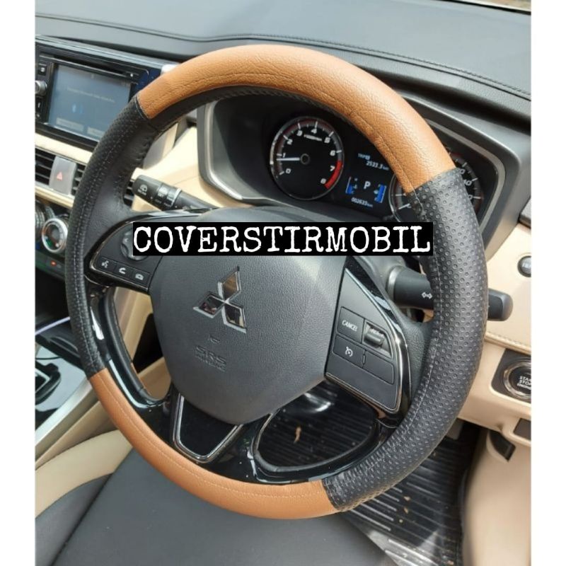 Jual Cover Setir/Sarung Setir Mobil Coklat Hitam | Shopee Indonesia
