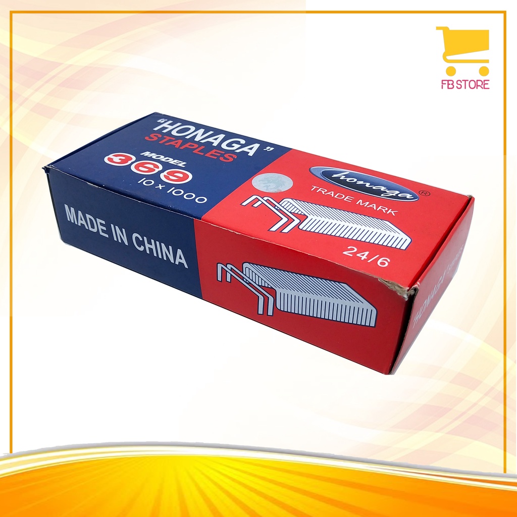 Jual Isi Staples Honaga / Grand Hall No. 3 24/6 Per Pak Kecil | Shopee ...