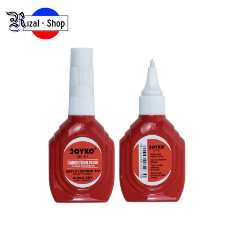 Jual Stipo / Correction Fluid Tipe Ex Cair Joyko JK 01 Cairan Koreksi ...