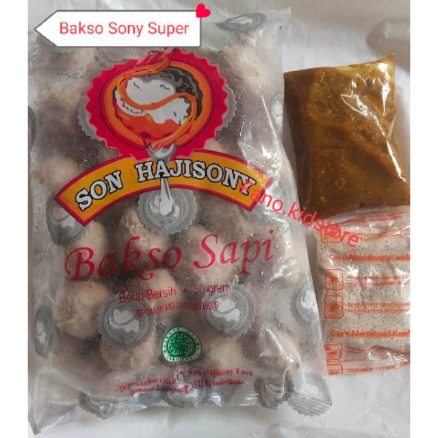 Jual Bakso Sony Super Son Hajisony | Shopee Indonesia