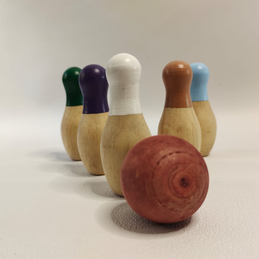 Jual Nobie Mini Bowling (mainan kayu) | Shopee Indonesia