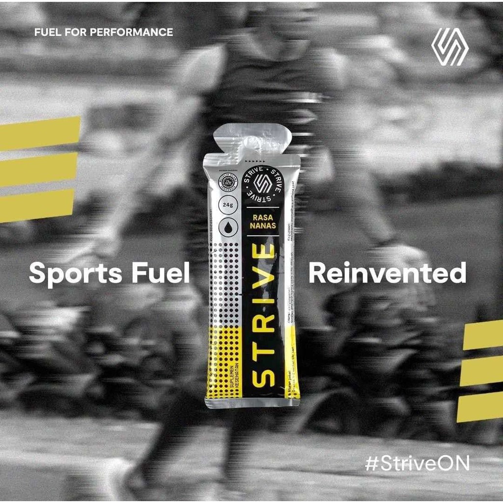 Jual STRIVE Energy Gel rasa Nanas se Box isi 5 pcs - Suplemen Olahraga ...