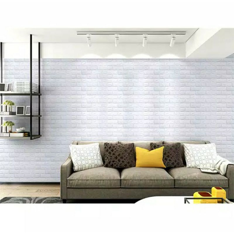 Jual Wallpaper Dinding 3D Foam Bata Ukuran 77x35CM Dekorasi Dinding ...