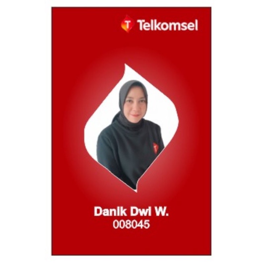 Jual Tali ID Card Telkomsel Baru NEW DESIGN | Lanyard idcard Telkomsel ...