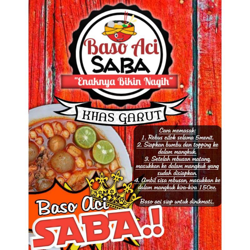 Jual BASO ACI SABA (SPESIAL) | Shopee Indonesia