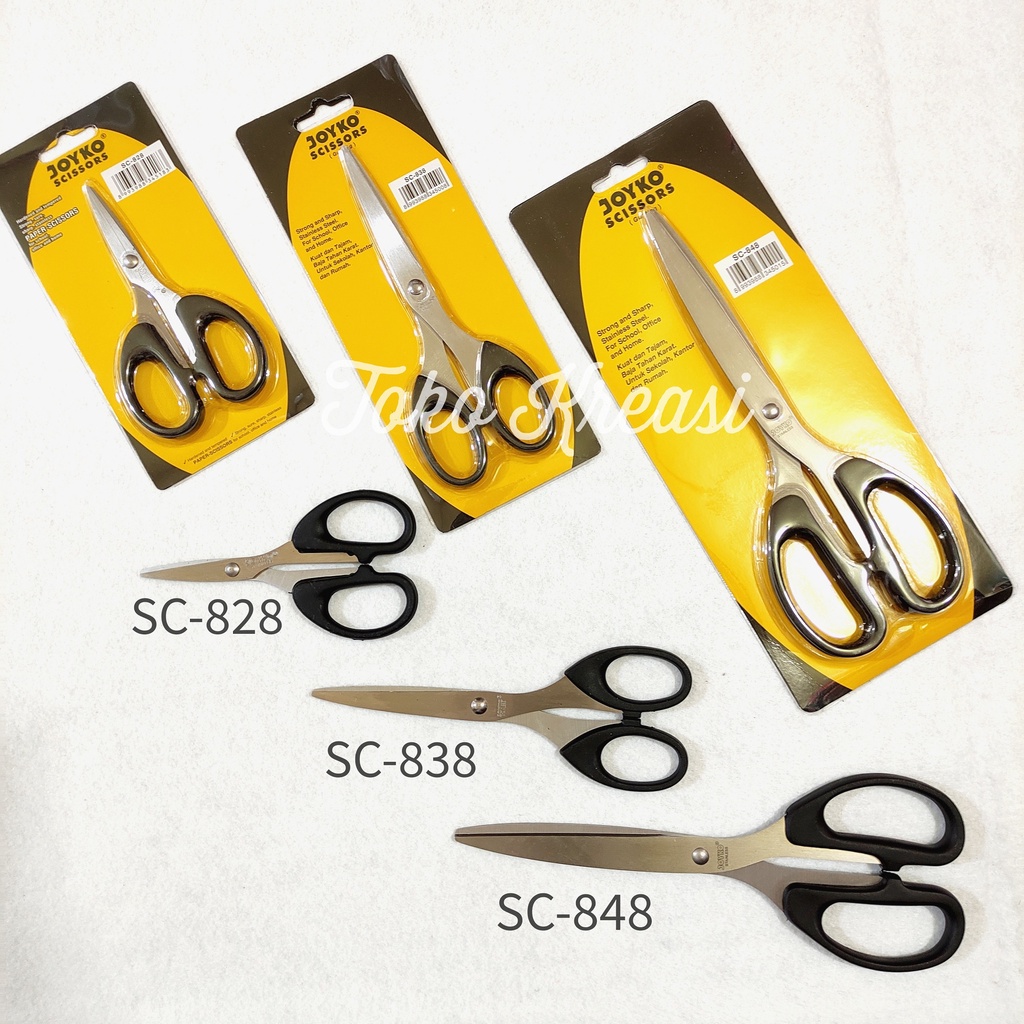 Jual Gunting Joyko SC 828 SC 838 SC 848 - Gunting Kecil /Sedang / Besar ...