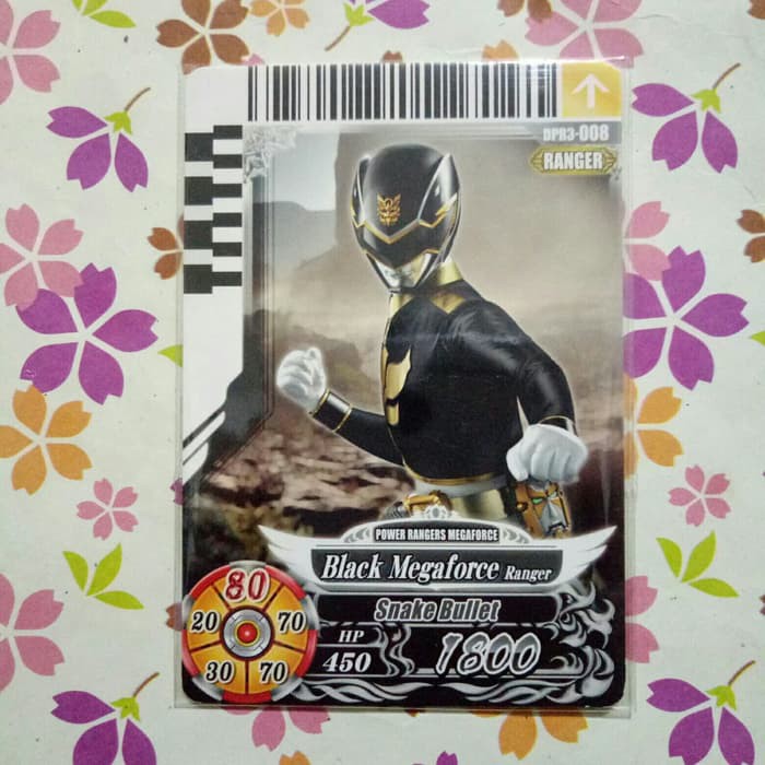 Jual power ranger card battle normal ranger black megaforce v3 ( bekas ...