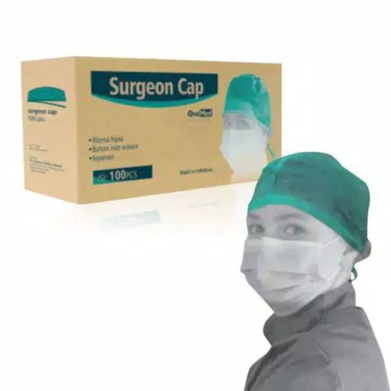 Jual Surgeon cap / Nurse Cap / Tutup Kepala / Pelindung Kepala ...