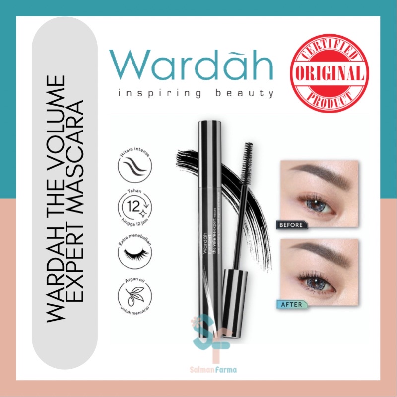 Jual WARDAH Eyexpert The Volume Expert Mascara | Shopee Indonesia
