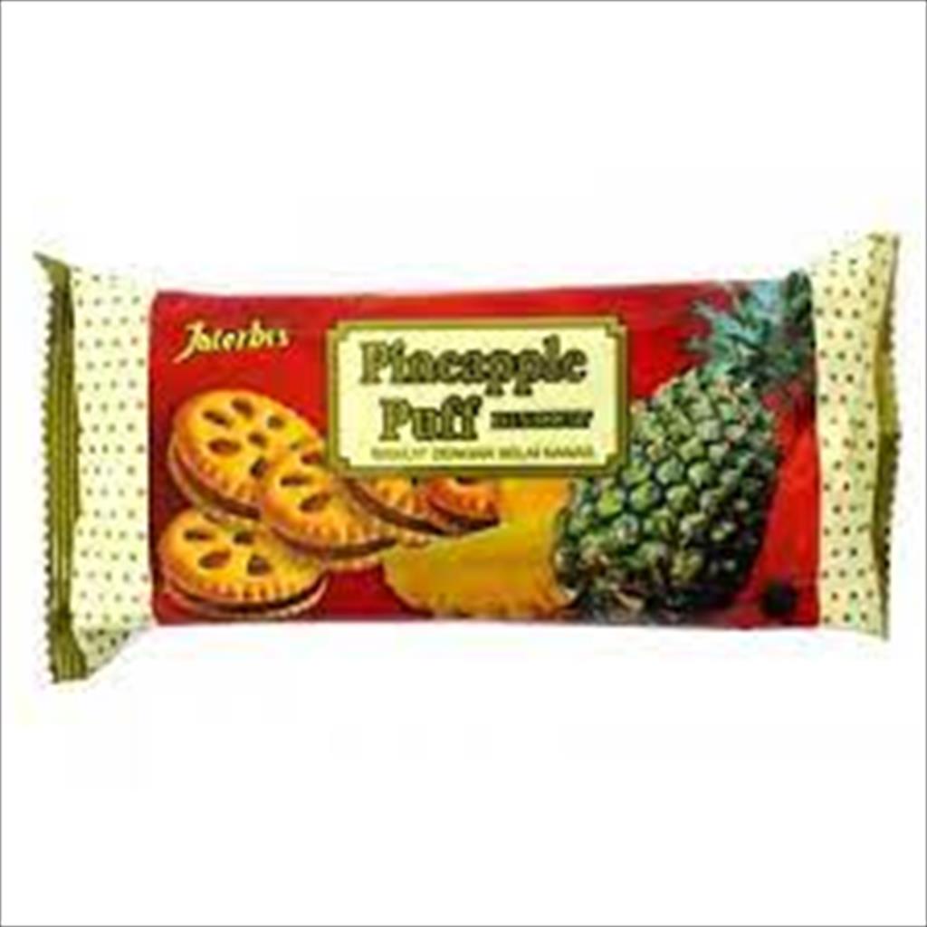 Jual Interbis Pineapple Puff Biskuit 130 Gram | Shopee Indonesia