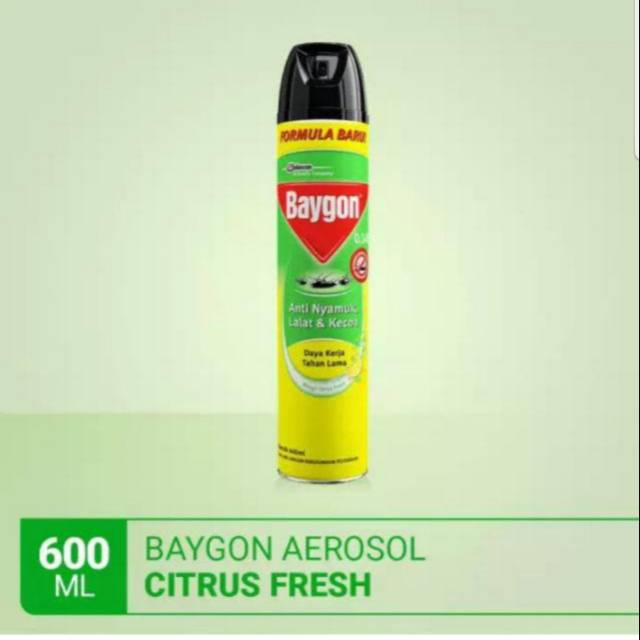 Jual Baygon Citrus Fresh 600ml | Shopee Indonesia