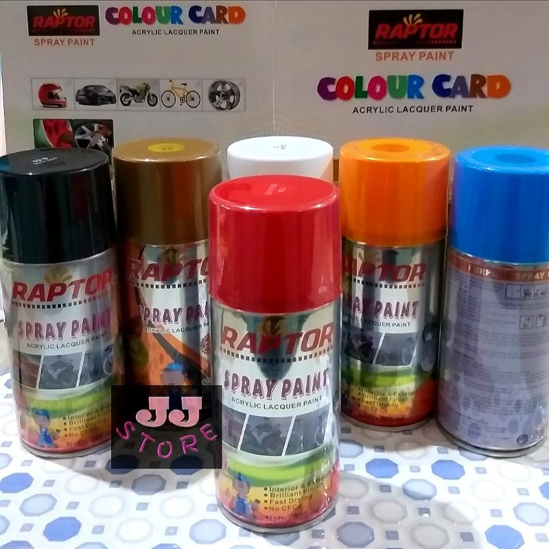 Jual CAT SEMPROT RAPTOR SPRAY PAINT 300ML READY | Shopee Indonesia