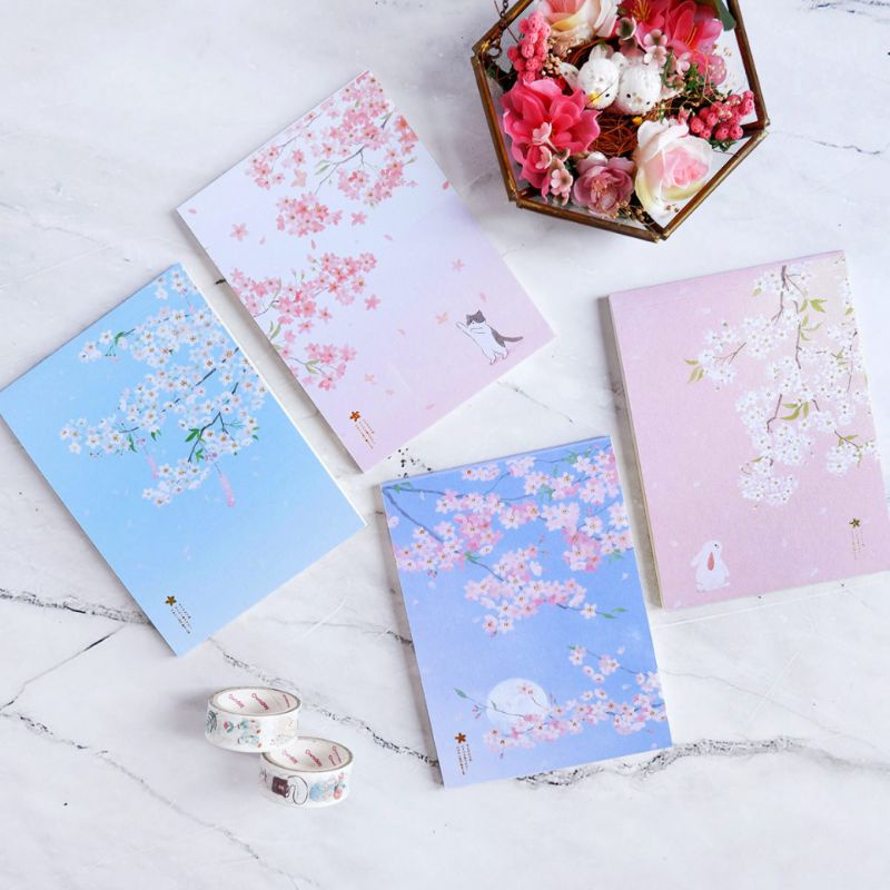 Jual Dear Cherry Blossom Plain Notepad B6 / Buku Catatan | Shopee Indonesia