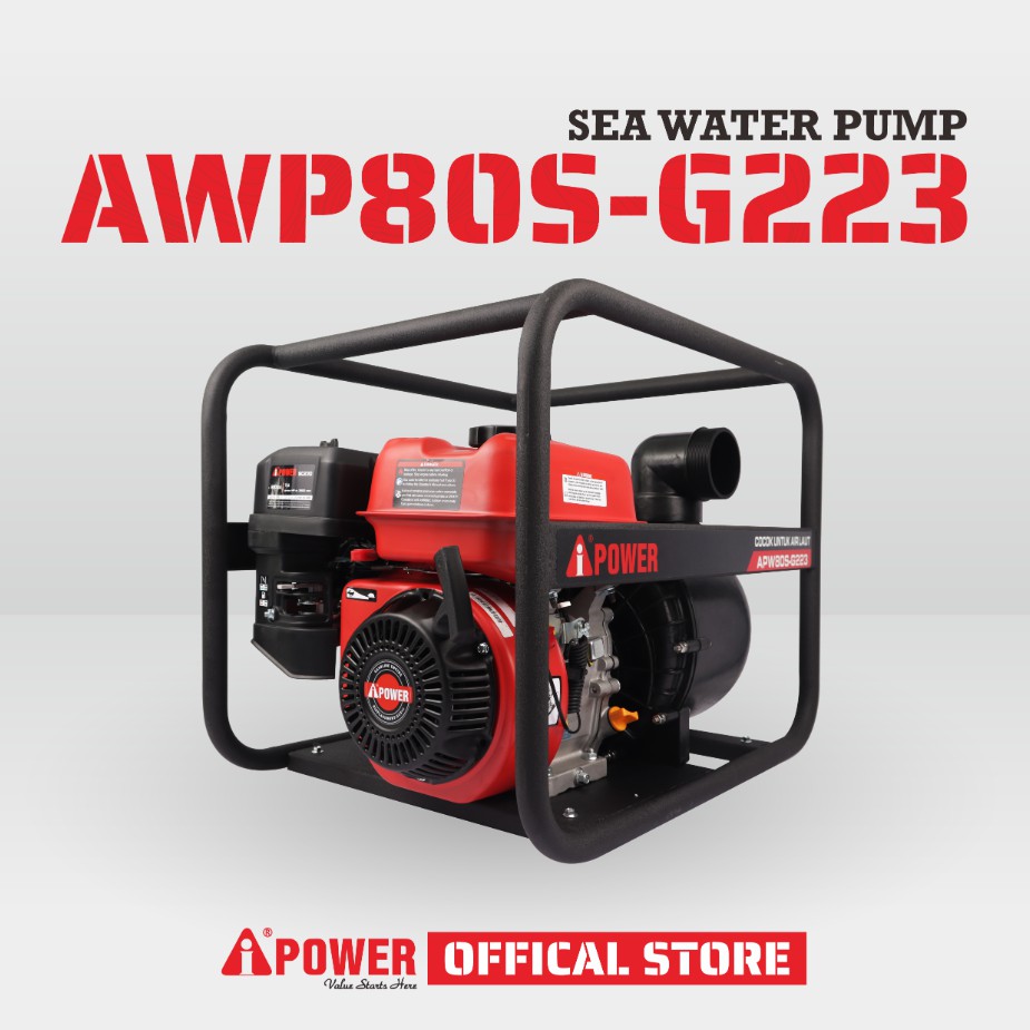 Jual MESIN POMPA AIR LAUT MESIN POMPA TAMBAK AIPOWER AWP80S-G223 | Shopee Indonesia