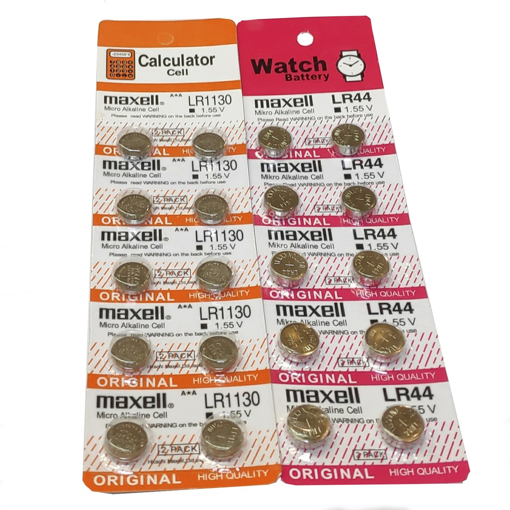 Jual Baterai Kancing / Baterai Jam LR44 LR1130 SR41 AG13 ( 1 STRIP) | Shopee Indonesia