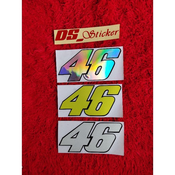 Jual STICKER ANGKA 46 CUTTING | Shopee Indonesia