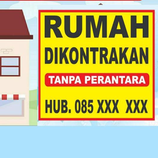 Jual SIAP CETAK! Spanduk Dikontrakan/ | Shopee Indonesia