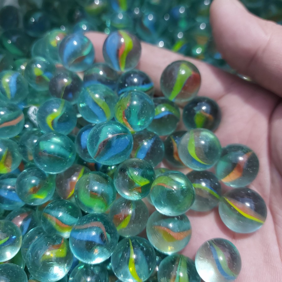 Jual Gundu / Marble / Kelereng Kaca Kilap 40 Pcs | Shopee Indonesia