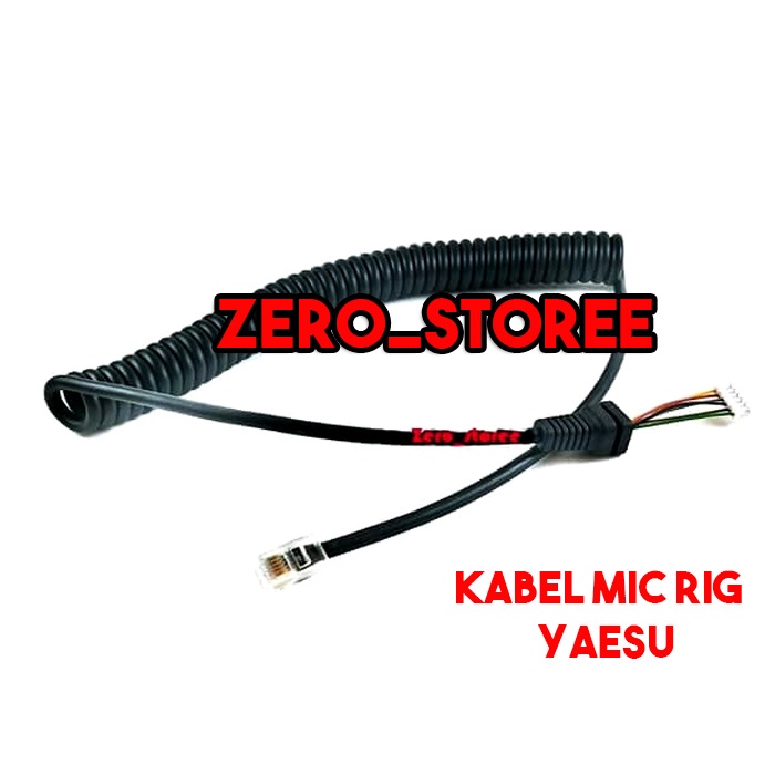 Jual Kabel Mic YAesu Kabel MIG Yaesu Spiral yaesu MIK Kabel Mic FT2900 ...