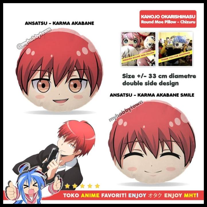 Jual Bantal Bulat Anime Ansatsu Kyoshitsu Assassination Classroom ...